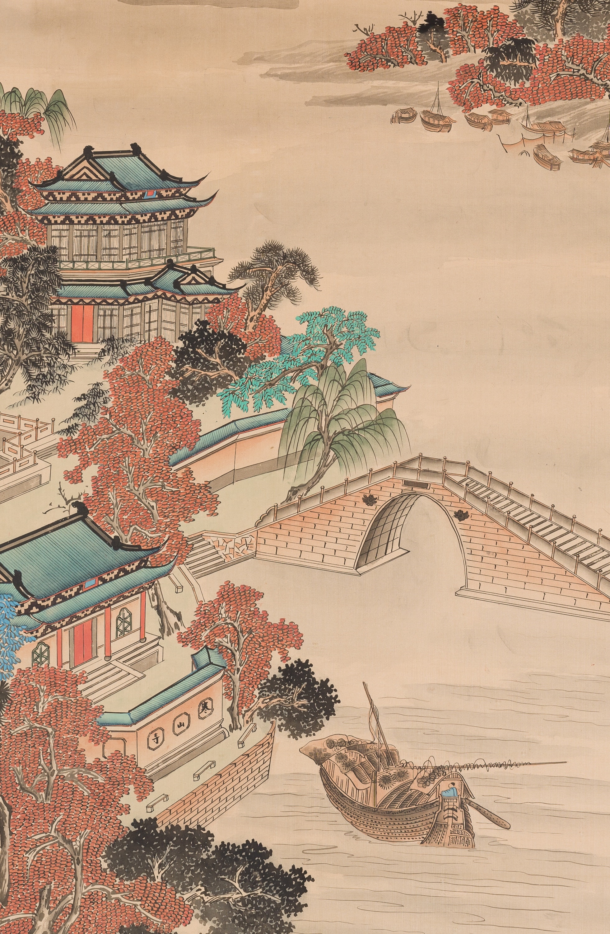 Zhang Daqian | ‘HANSHAN TEMPLE AT GUANGFU,’ 19TH CENTURY | MutualArt