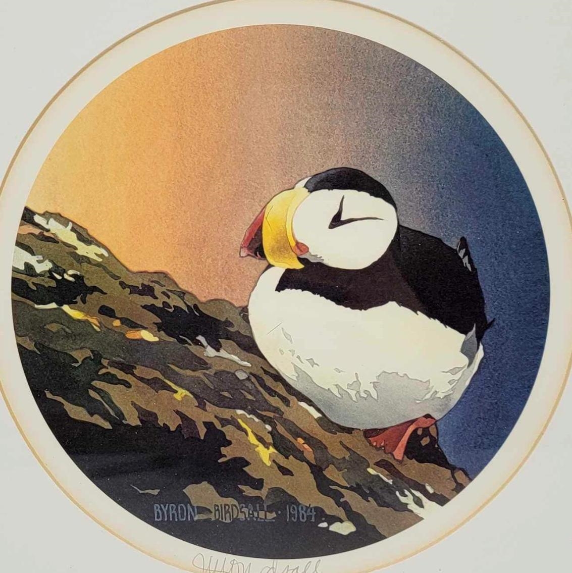 Byron Birdsall | Horned Puffin | MutualArt