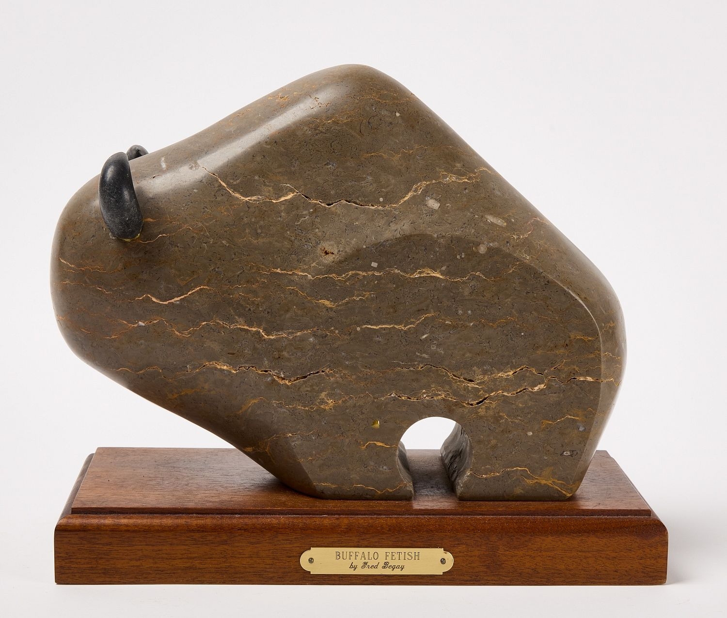 Fred Begay | Buffalo Fetish sculpture (1993) | MutualArt