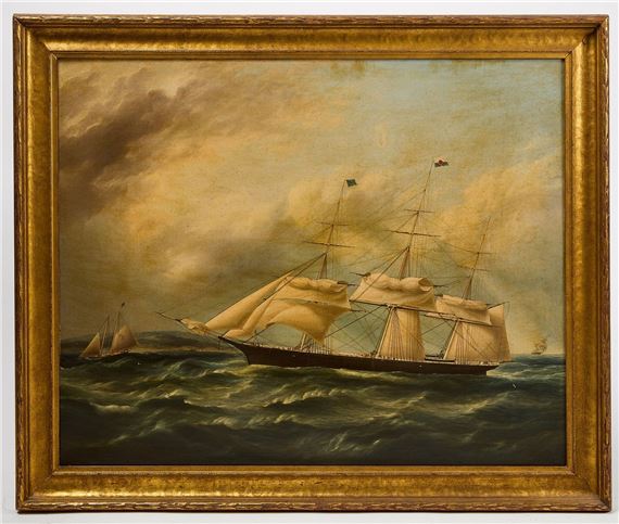 James E. Buttersworth | Clipper Staghound (Circa 1850) | MutualArt