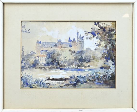 Hugo Polderman | Gezicht op kasteel | MutualArt