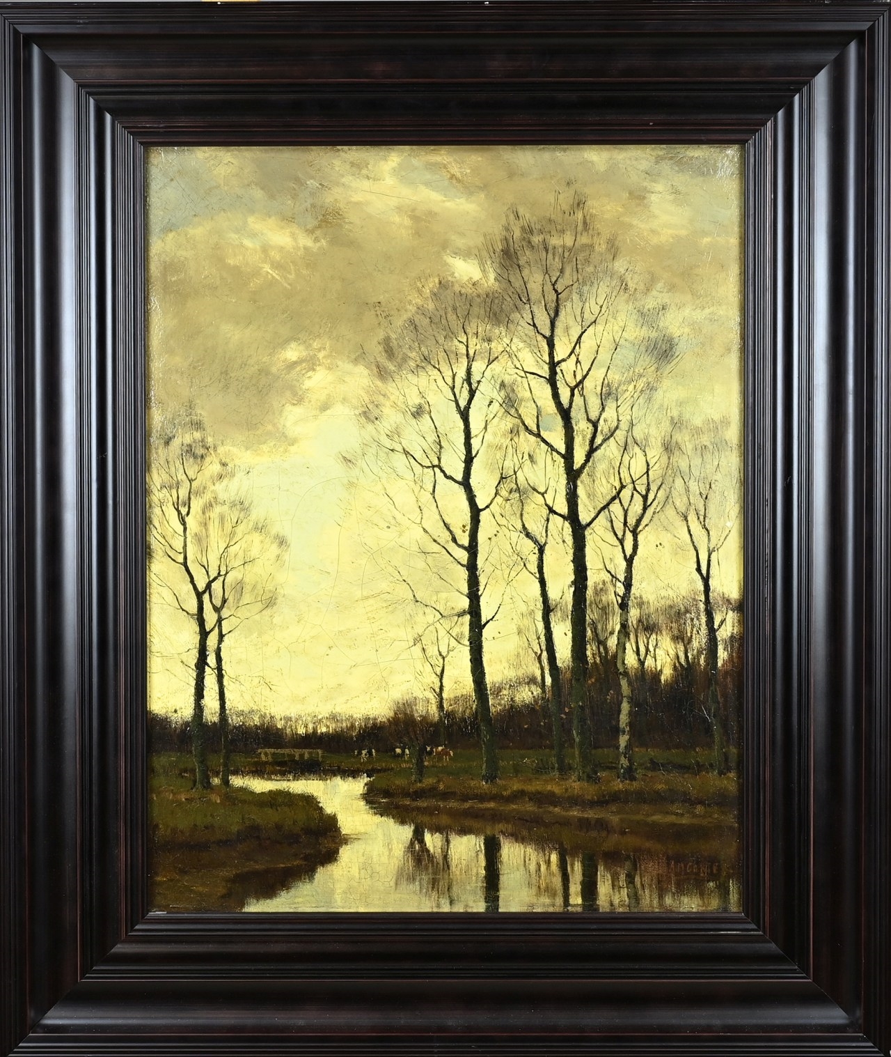 Arnold Marc Gorter | Koeien langs de Vordense beek | MutualArt