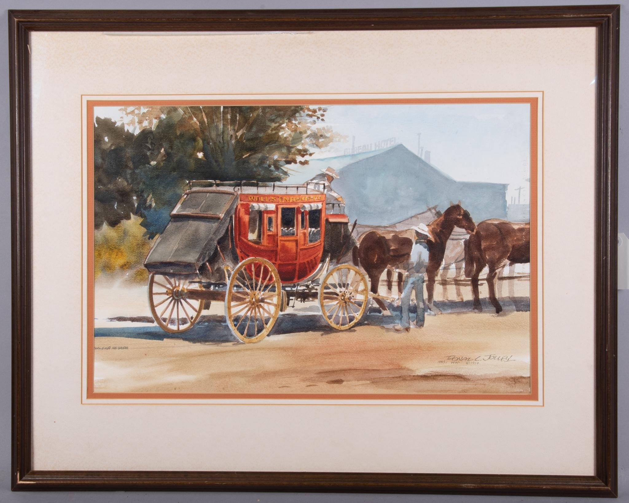 Donal Jolley | Stagecoach Stop (1933) | MutualArt