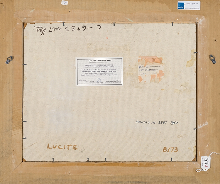 Alan Caswell Collier | Valdez Harbour, Alaska (1960) | MutualArt