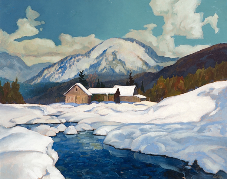 Joachim George Gauthier | Winter in the Laurentians (1970) | MutualArt