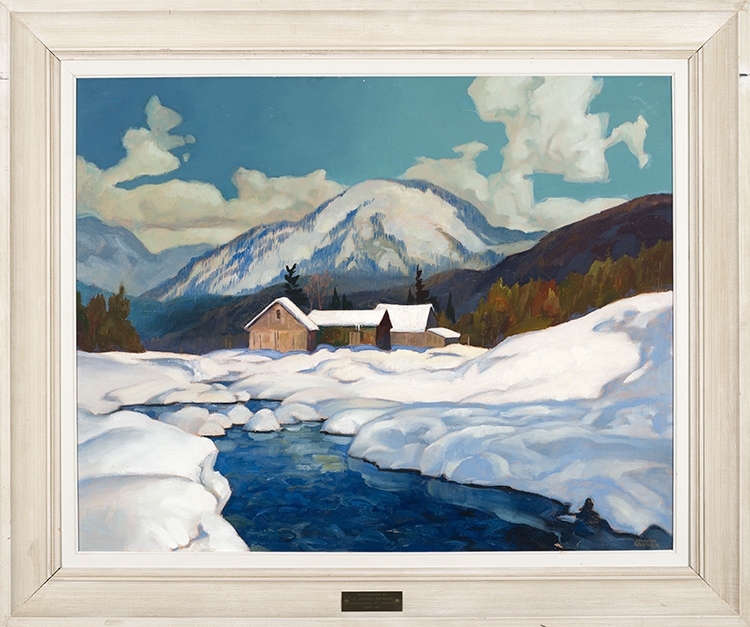 Joachim George Gauthier | Winter in the Laurentians (1970) | MutualArt