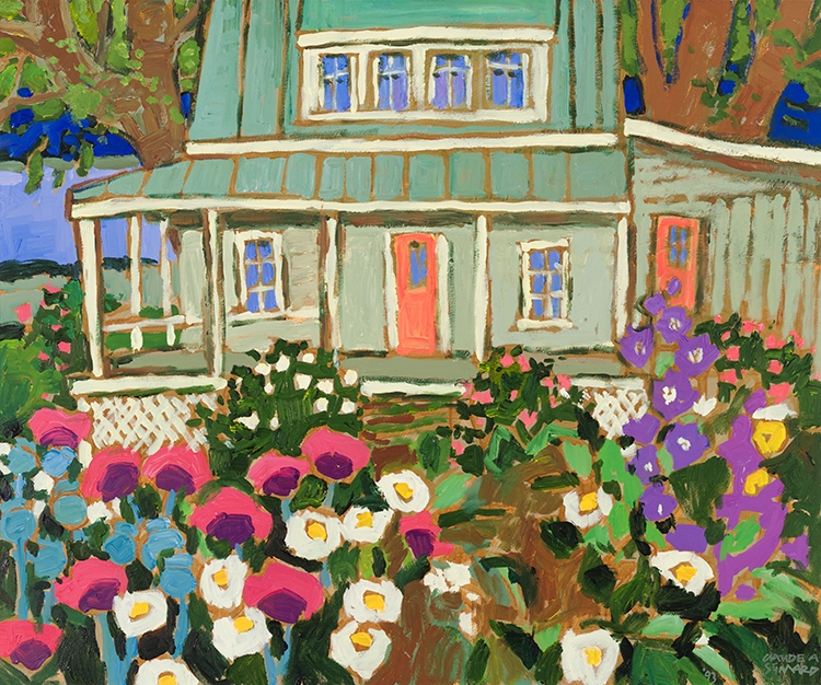 Claude A. Simard | Le vieux cottage (1993) | MutualArt