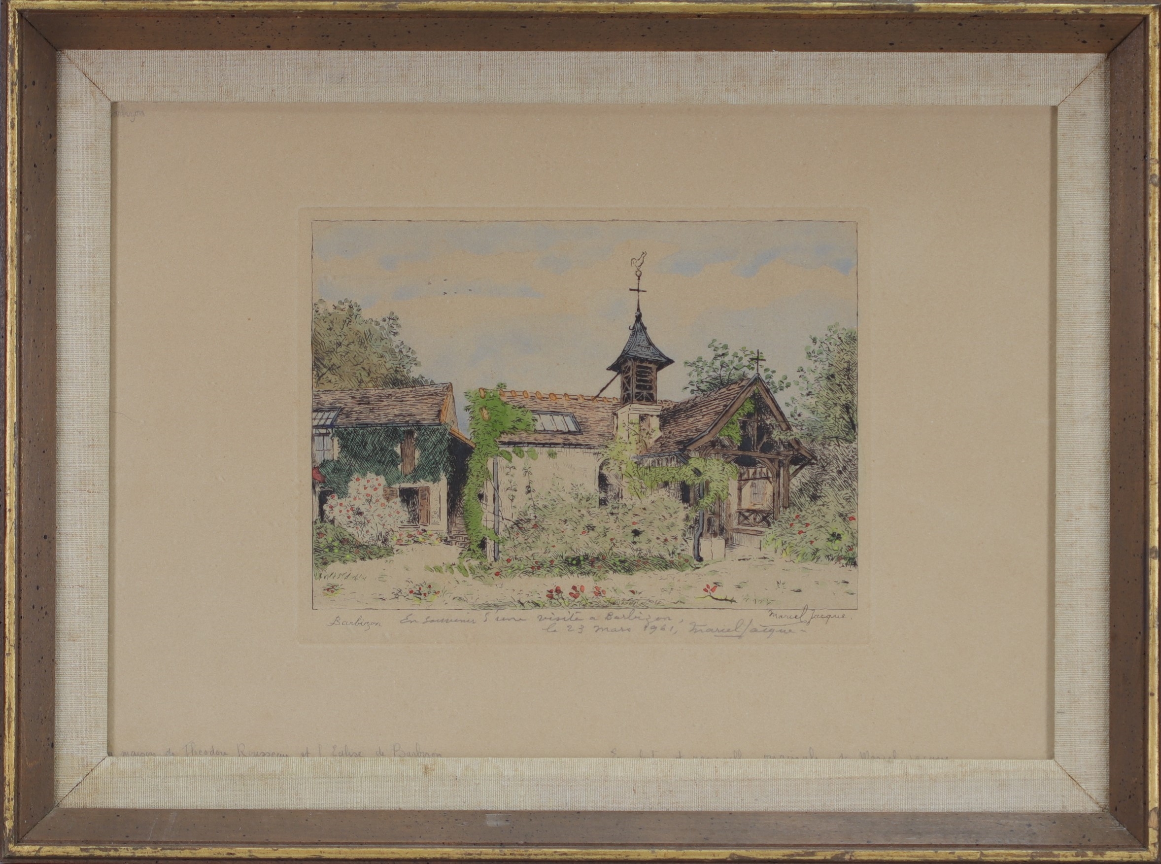 Marcel Jacque | Barbison Maison Rousseau | MutualArt
