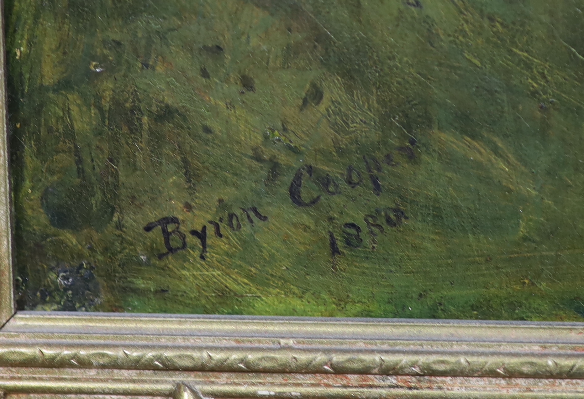 Byron Cooper | Mother and children in the grounds of a country house ...