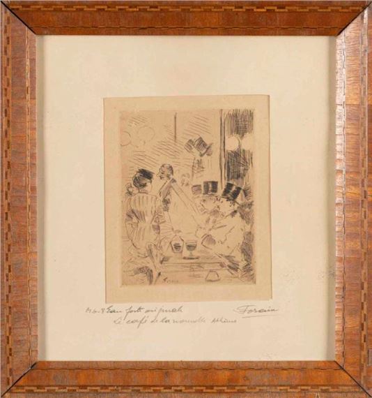 Jean-Louis Forain | Le café de la nouvelle Athénes | MutualArt