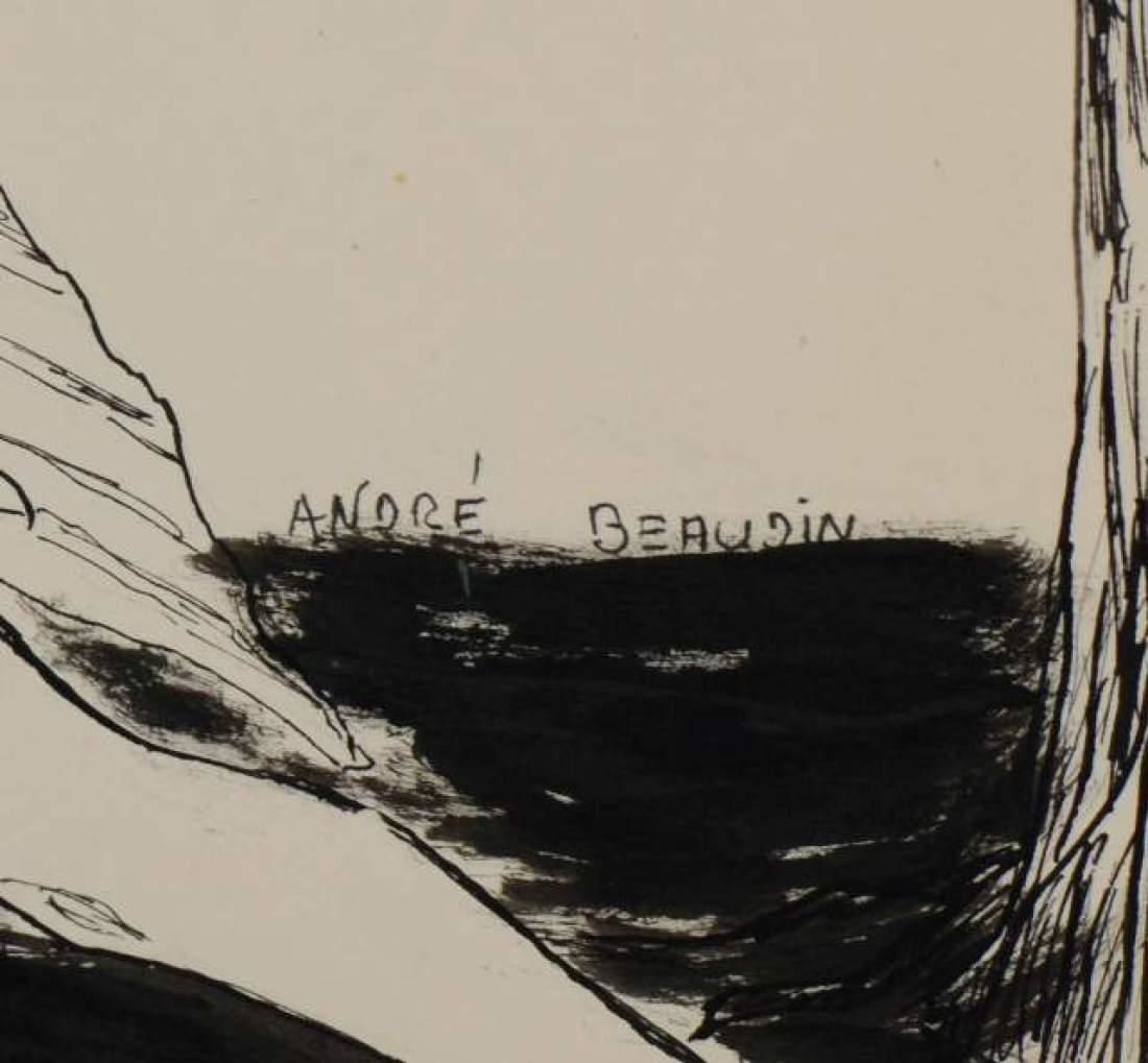 André Beaudin | Desenho a tinta sobre papel | MutualArt