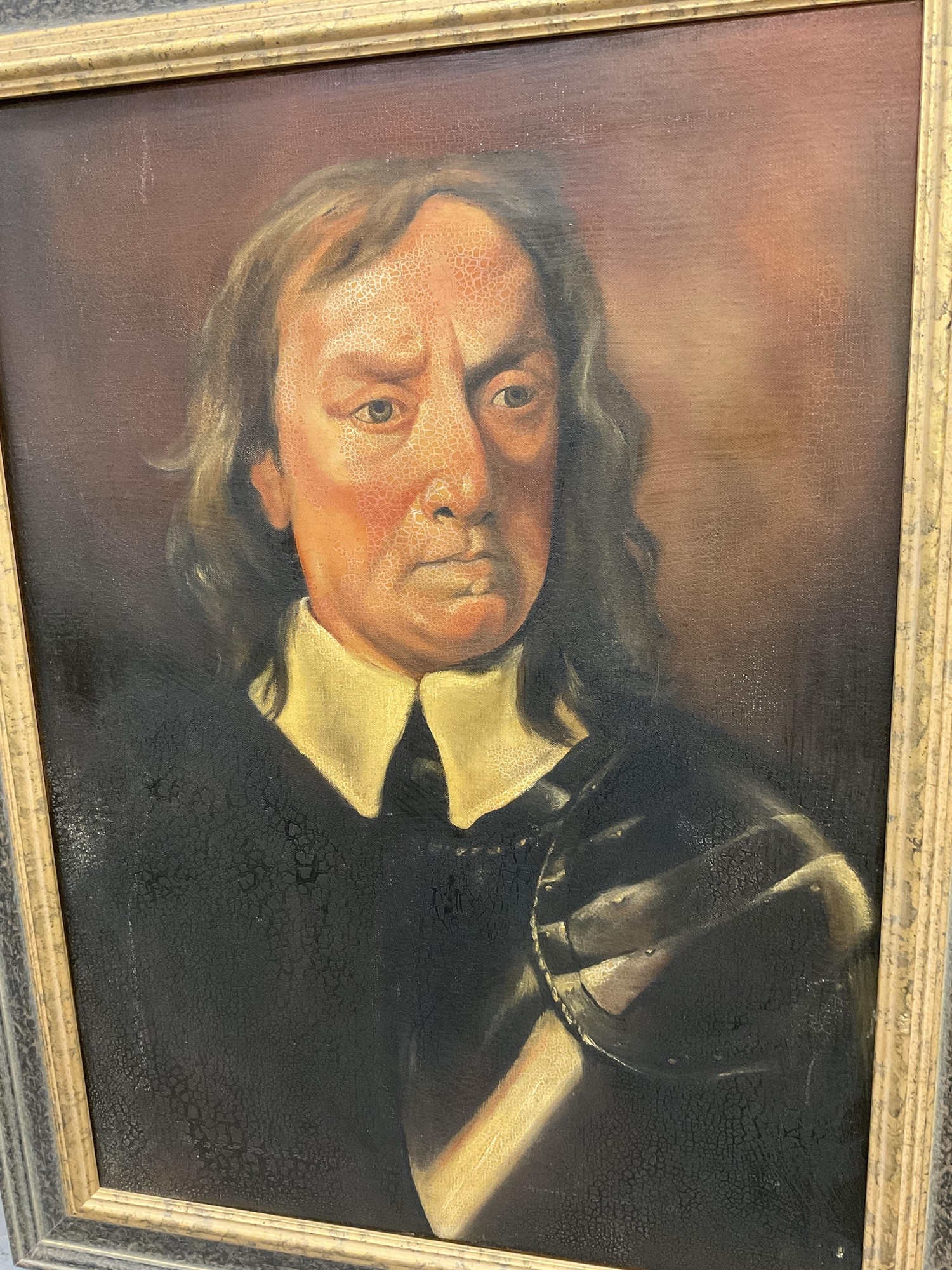 Oliver Cromwell | Two oil on canvas depictions of Oliver Cromwell ...