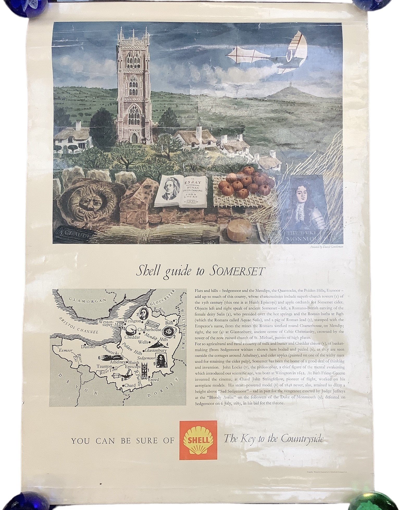 David Gentleman | Shell Guide to Somerset | MutualArt