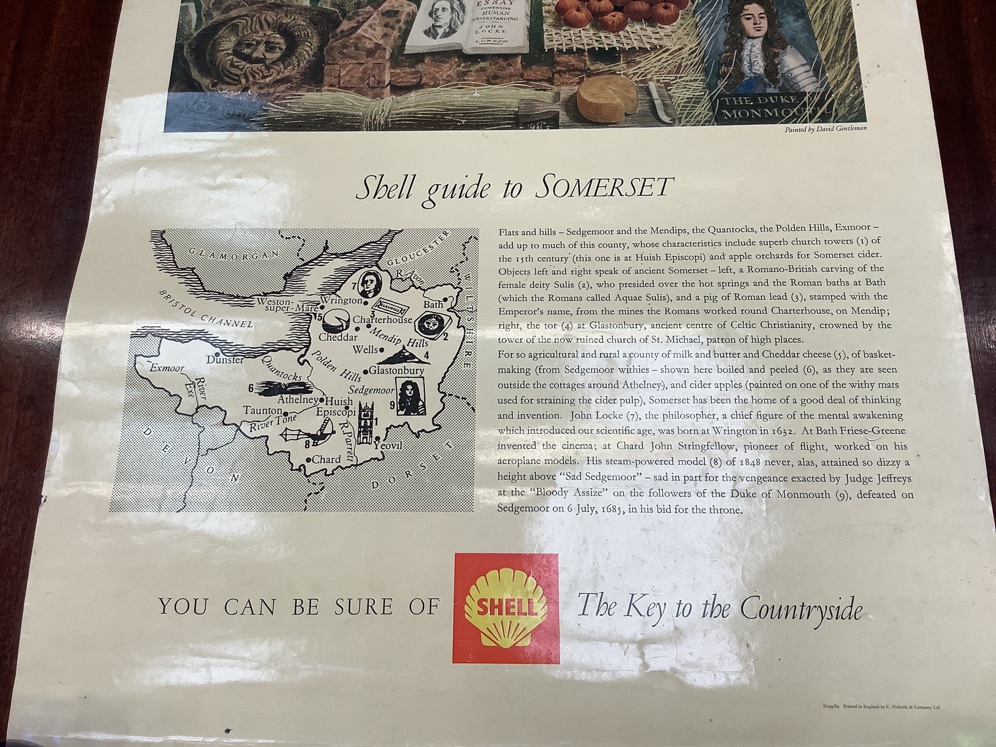 David Gentleman | Shell Guide to Somerset | MutualArt