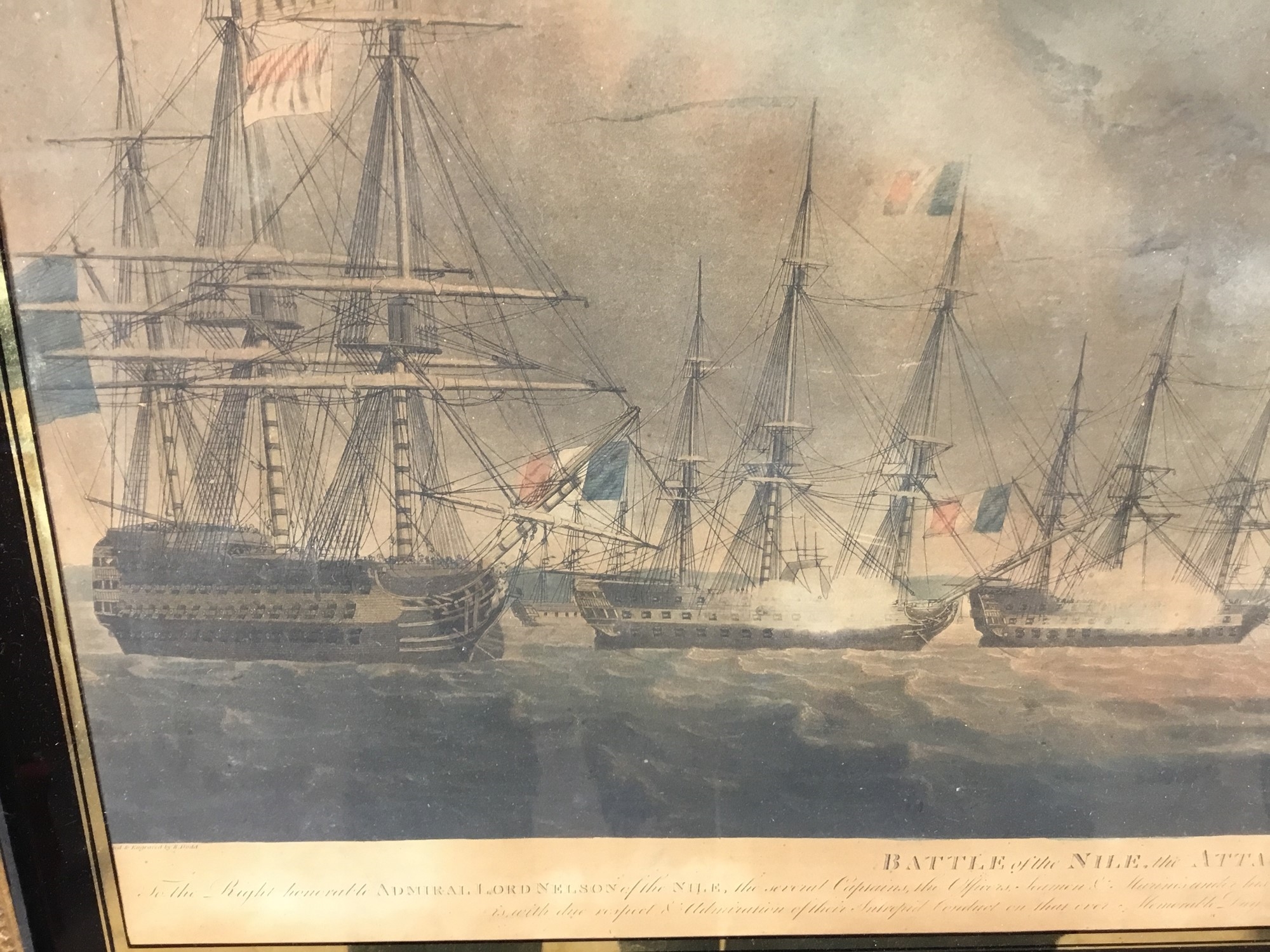 Robert Dodd | Battle of the Nile - set of four 19th century coloured ...