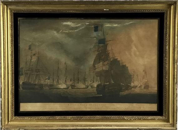 Robert Dodd | Battle of the Nile - set of four 19th century coloured ...