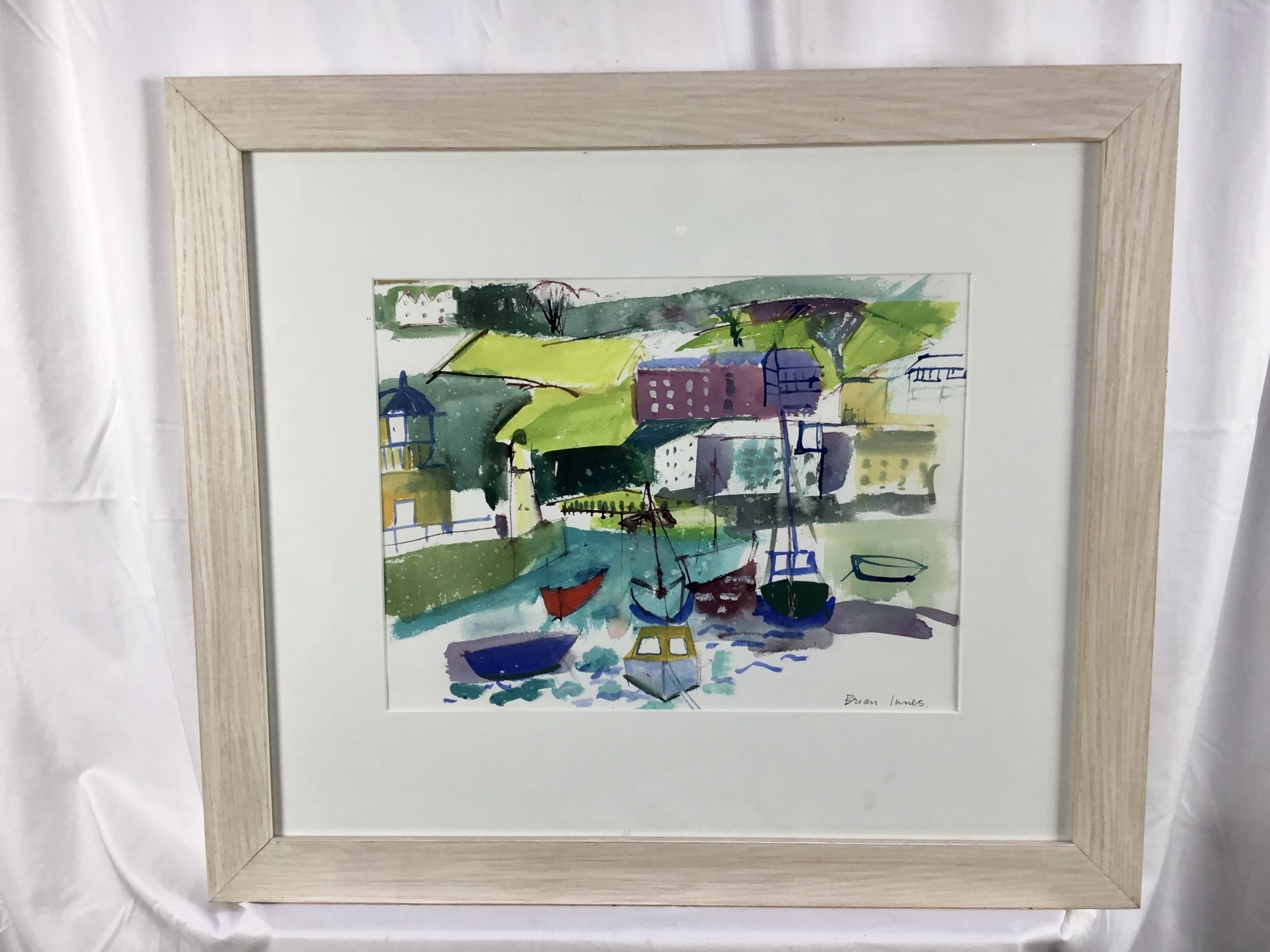 Brian Innes | St Ives Harbour | MutualArt
