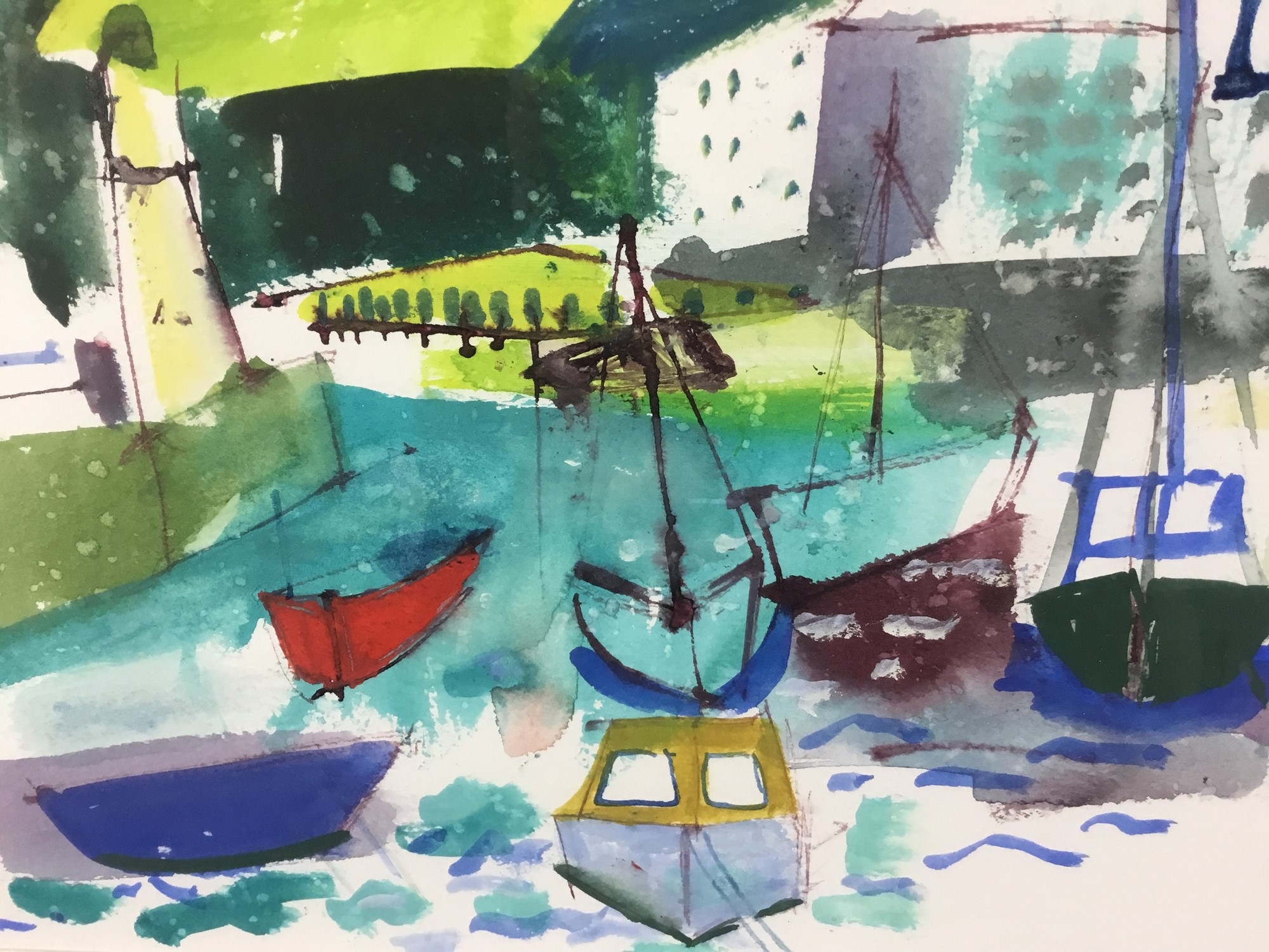 Brian Innes | St Ives Harbour | MutualArt