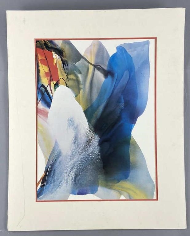 Paul Jenkins | Paul Jenkins Phenomena Graced By Three Print (Circa 1990 ...