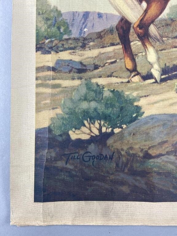 Till Goodman | Guardians of the Range Cowboy Art Till Goodan (Circa ...