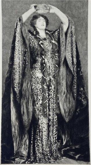 John Singer Sargent | Ellen Terry as Lady Macbeth Etching (1895 ...
