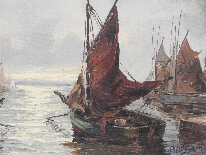 Albert Bern | Leaving for fishing | MutualArt