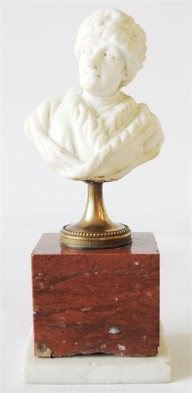 Jean-Jacques Rousseau | Bisque bust of Jean-Jacques Rousseau on a ...