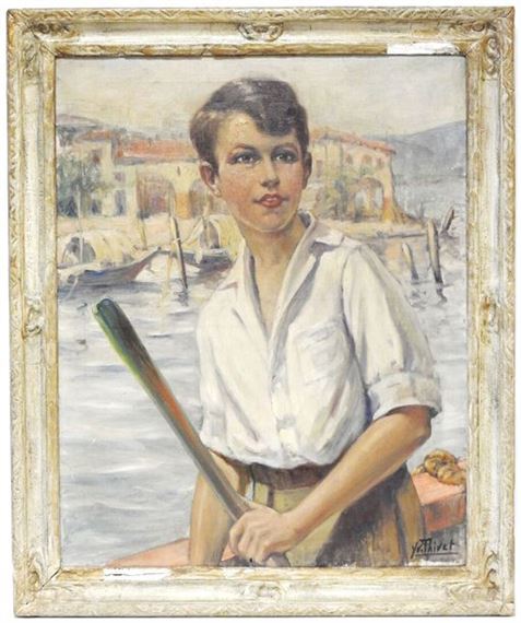 Yvonne Thivet | Yvonne THIVET (1888-1972) The young Italian Oil ...
