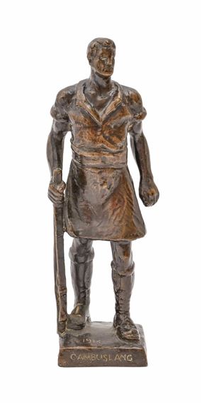 Alexander Proudfoot | A statuette of John McAlpine,st Bn (1922) | MutualArt