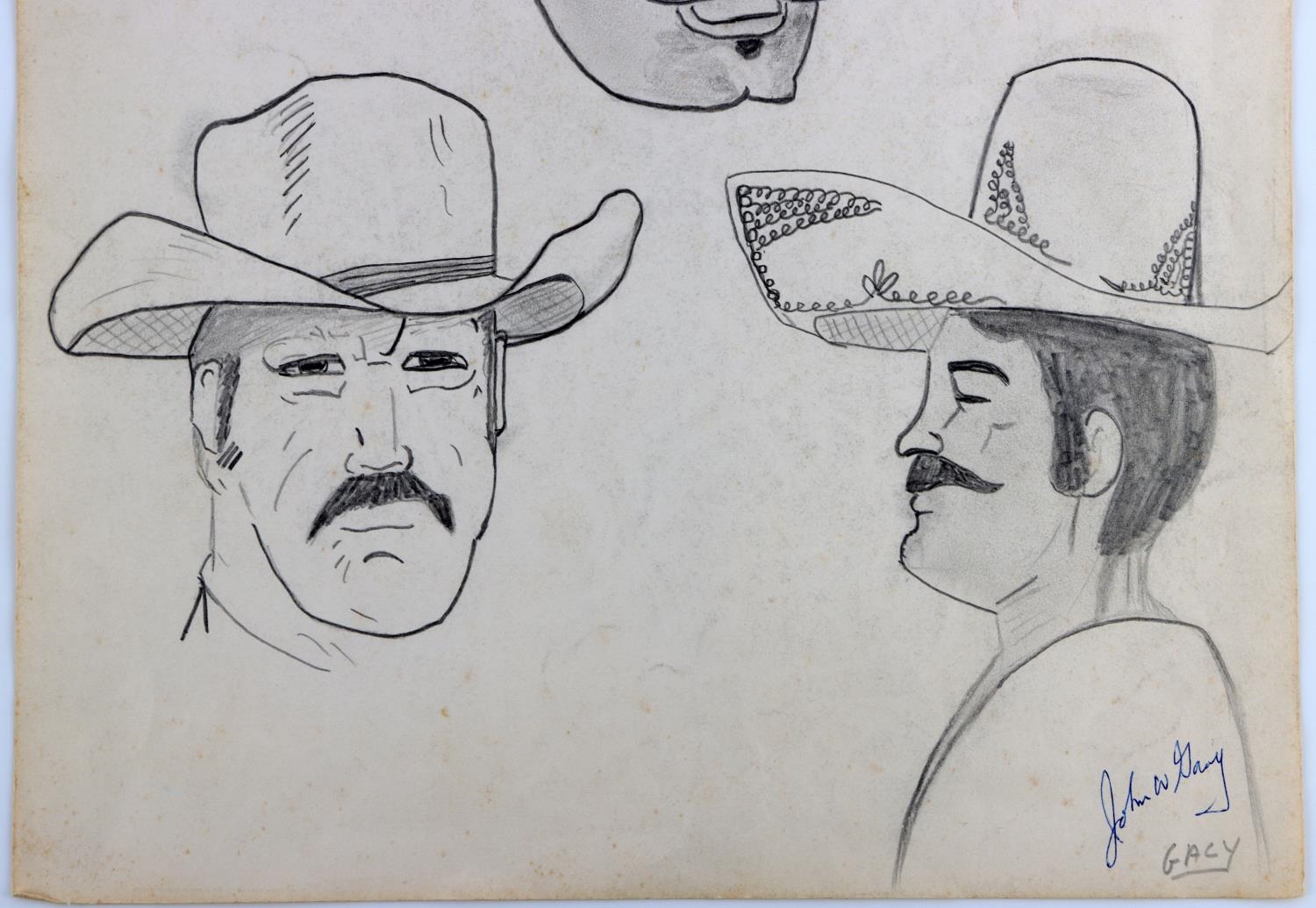 John Wayne Gacy | JOHN WAYNE GACY SERIAL KILLER COWBOY PORTRAITS ...