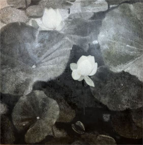 Yang Cheng | Two white lotuses or (2005) | MutualArt