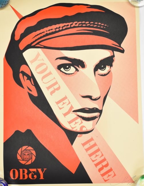 Shepard Fairey | Your Eyes Here | MutualArt
