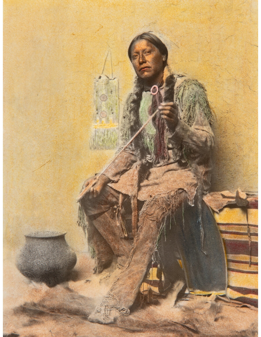 Carl Moon | Cho-bah-begay (The Wolf), Navajo Boy (1904) | MutualArt