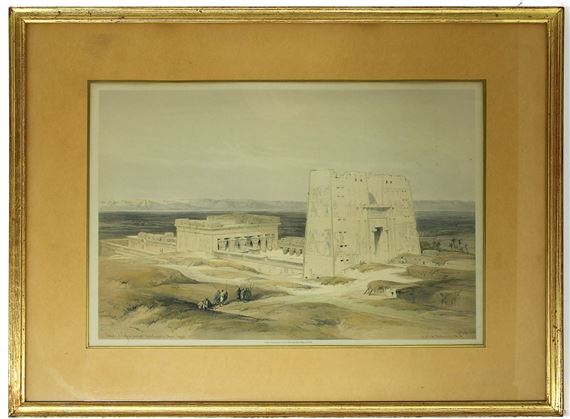 David Roberts | Temple of Edfou, ancient Appolinopolis, upper Egypt ...