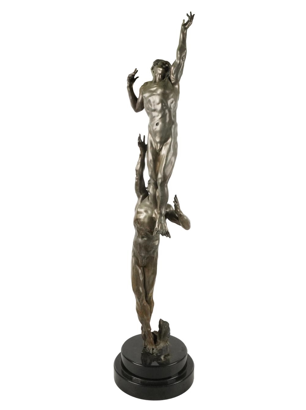 Mary Louise Snowden | Untitled (Male nudes Ascending) (1952) | MutualArt
