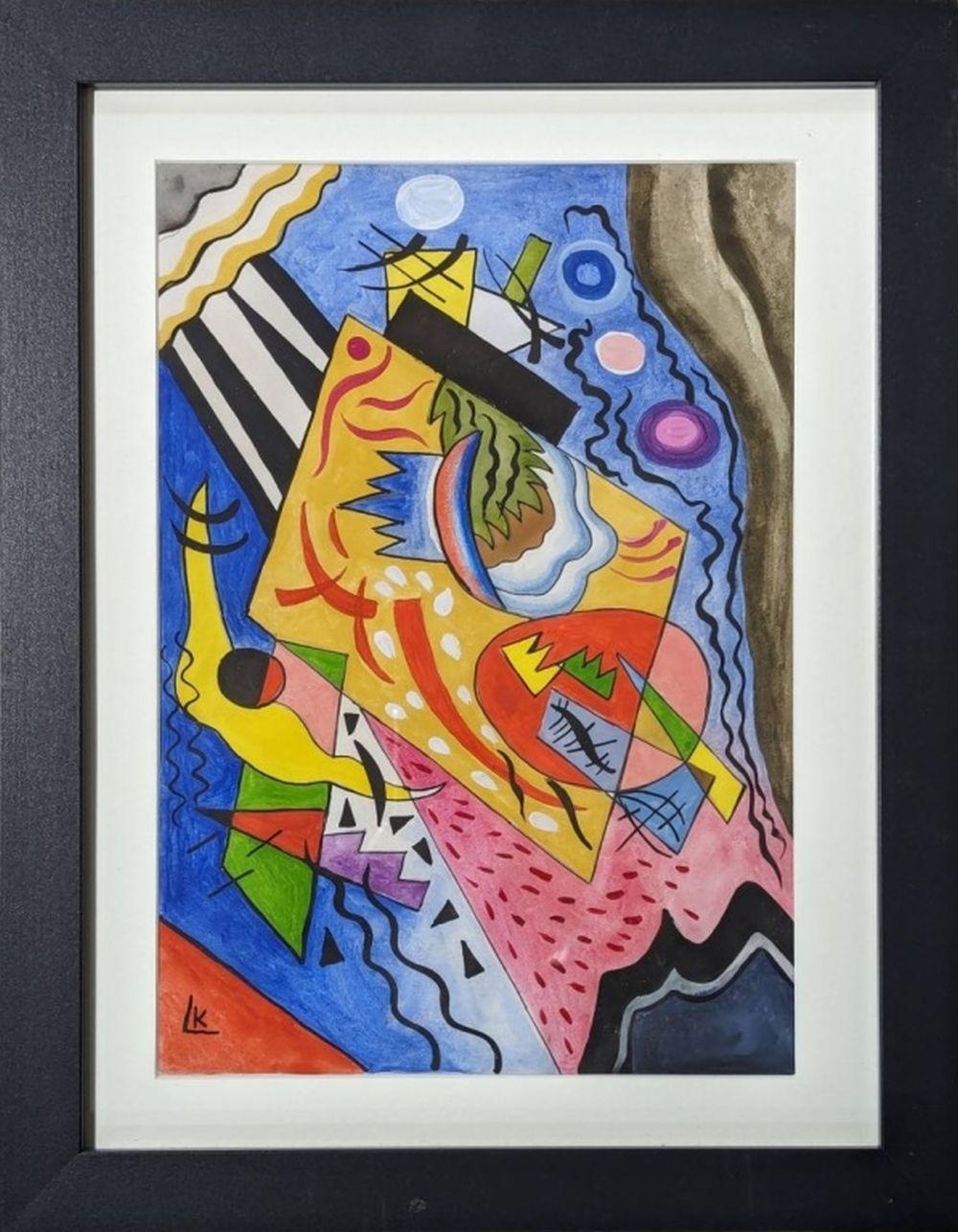 Wassily Kandinsky | Original in the Manner of Wassily Kadinski | MutualArt