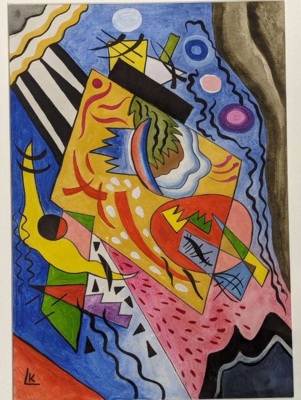 Wassily Kandinsky | Original in the Manner of Wassily Kadinski | MutualArt