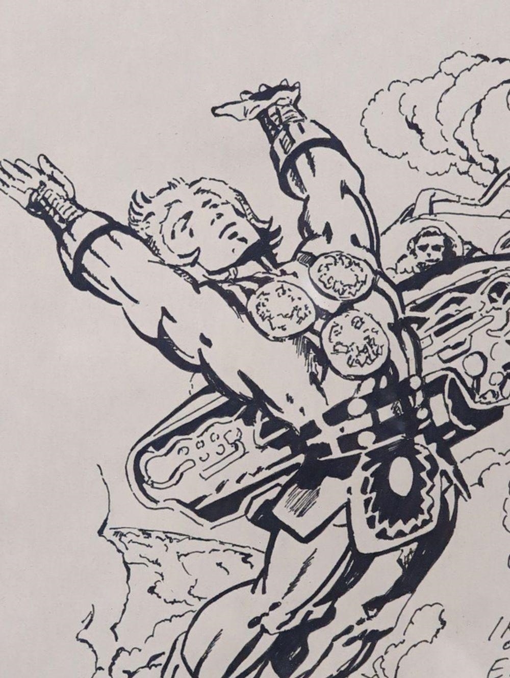 Jack Kirby | Original in Manner of Jack Kirby | MutualArt