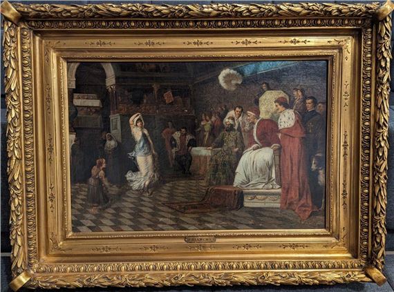 Alberto Bianchi | Albert Bianchi Original Oil on Canvas 23 x 35 | MutualArt