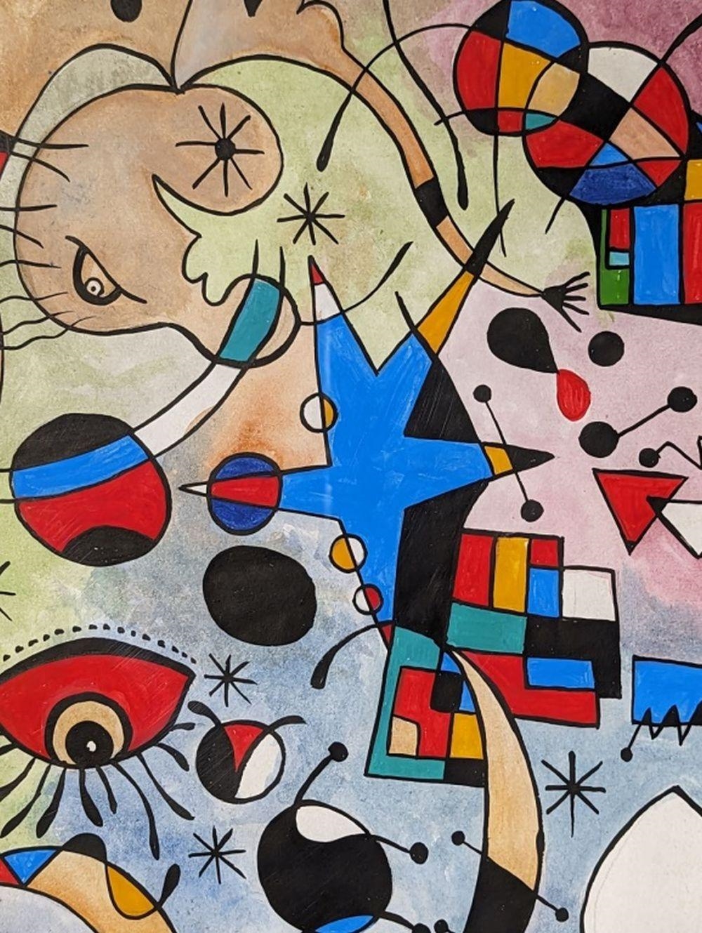 Joan Miró | Original in the Manner of Joan Miro | MutualArt