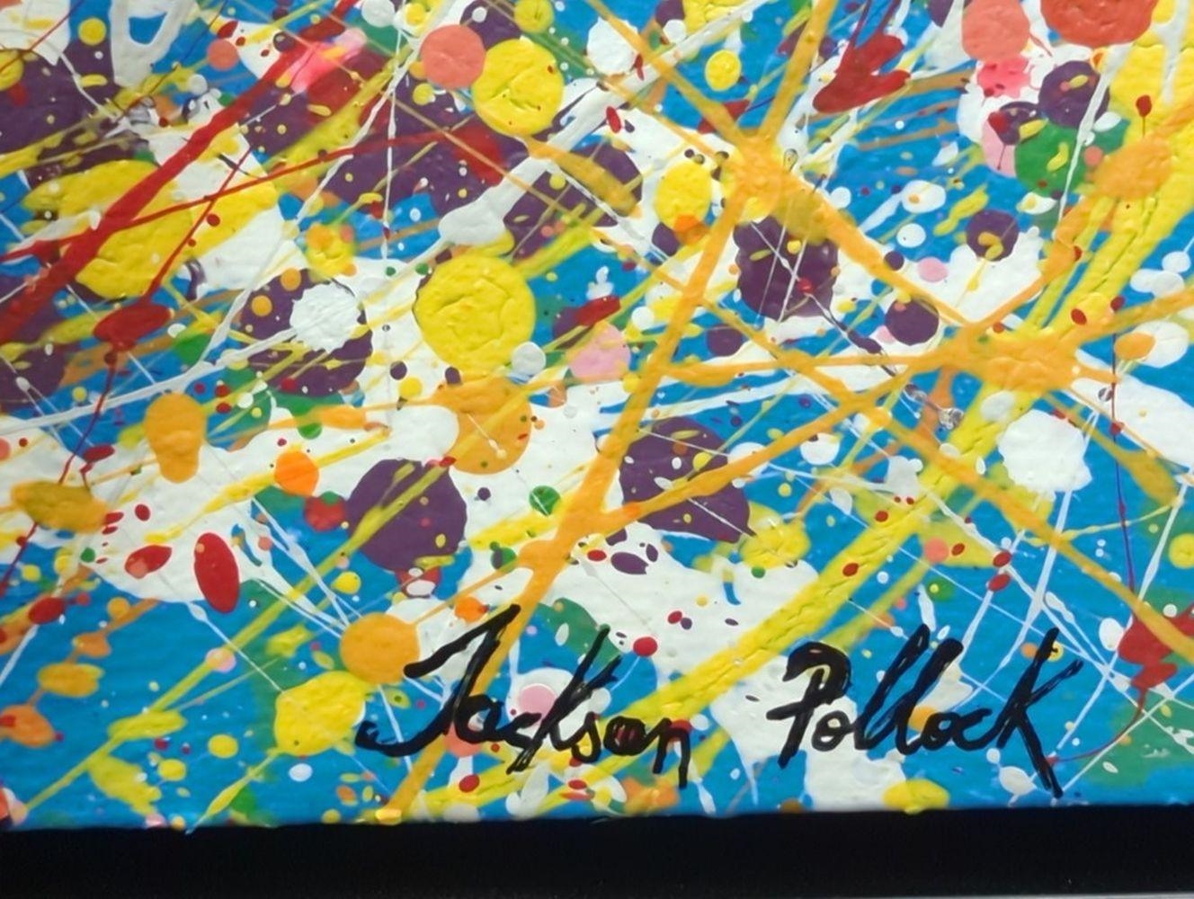 Jackson Pollock | Original in Manner of Jackson Pollock 40 x 60 | MutualArt