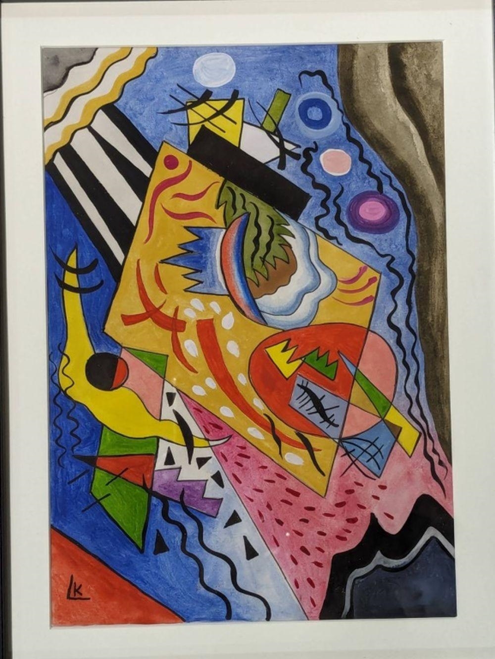 Wassily Kandinsky | Original in the Manner of Wassily Kadinski | MutualArt