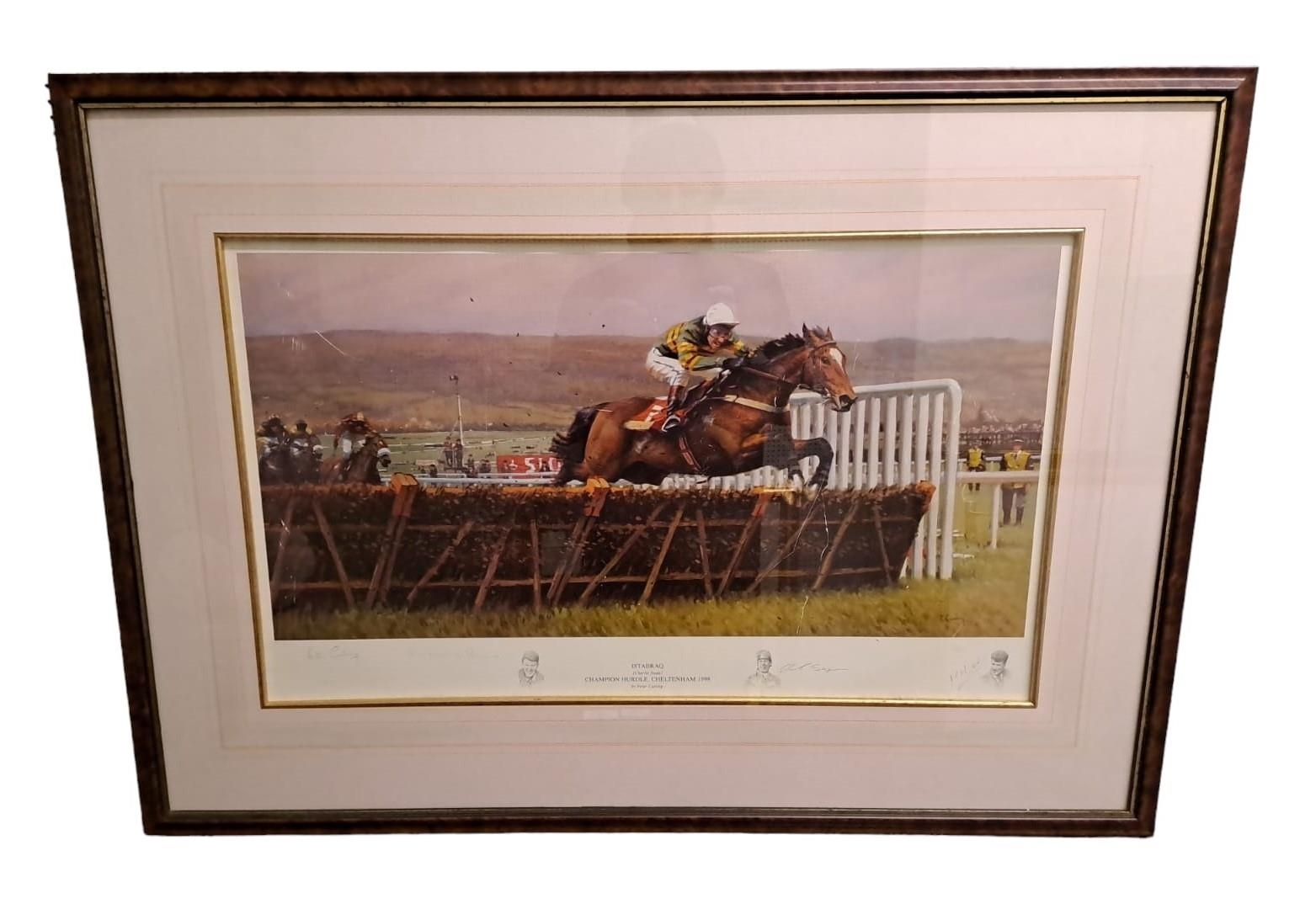 Peter Curling | Istabraq with Charlie Swan Champion Hurdle Cheltenham ...