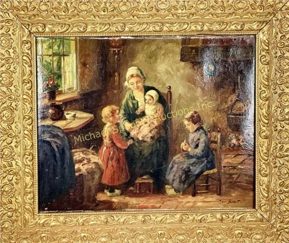 Cornelis Bouter | DUTCH (1888-1966) UNTITLED - MOTHER AND CHILDREN IN ...