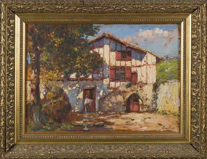 Louis Floutier | Louis FLOUTIER (1882-1936) Larrea farm in... - Lot 190 ...