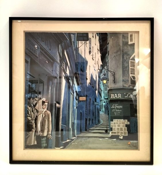 Jac Mars | Jac MARS (1919-1992) The Spies Oil on canvas... - Lot 202 ...