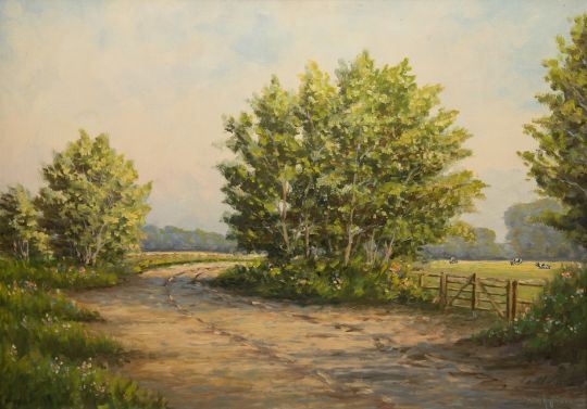 Wilhelm Hoffmann | Sommerlicher Feldweg | MutualArt