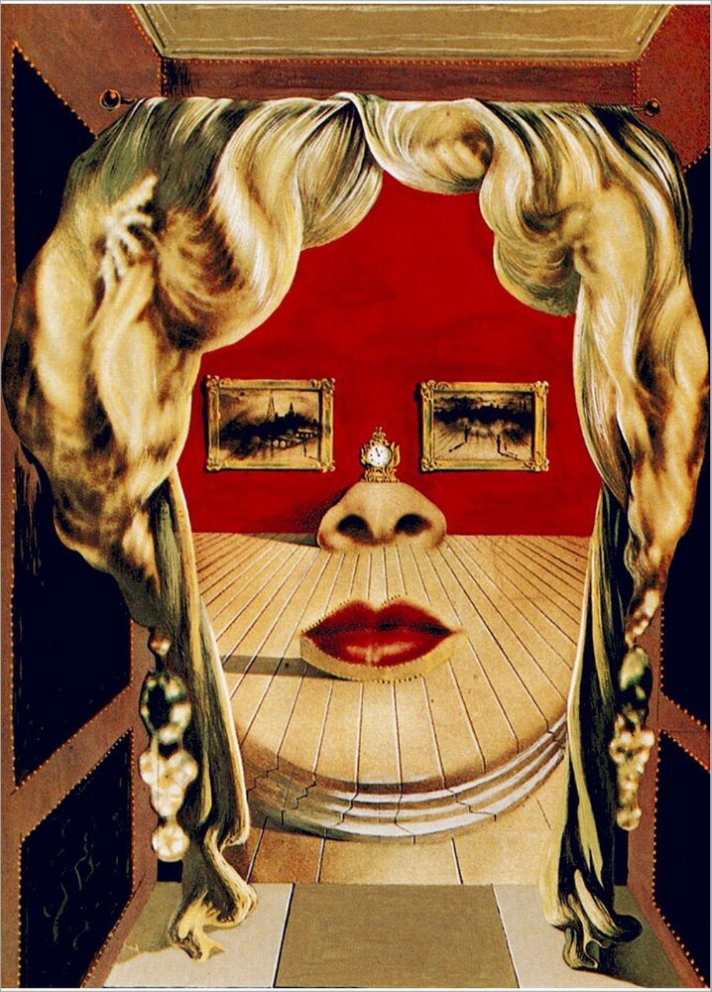 Salvador Dalí | Face of Mae West (1935) | MutualArt