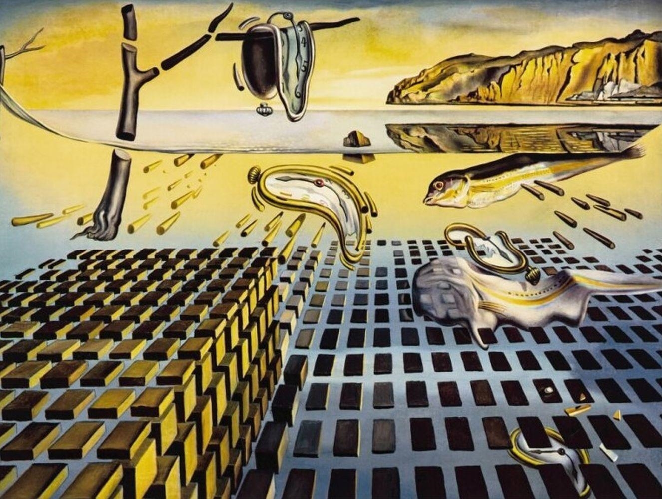 Salvador Dalí | The disintegration of the persistence of memory (1952 ...