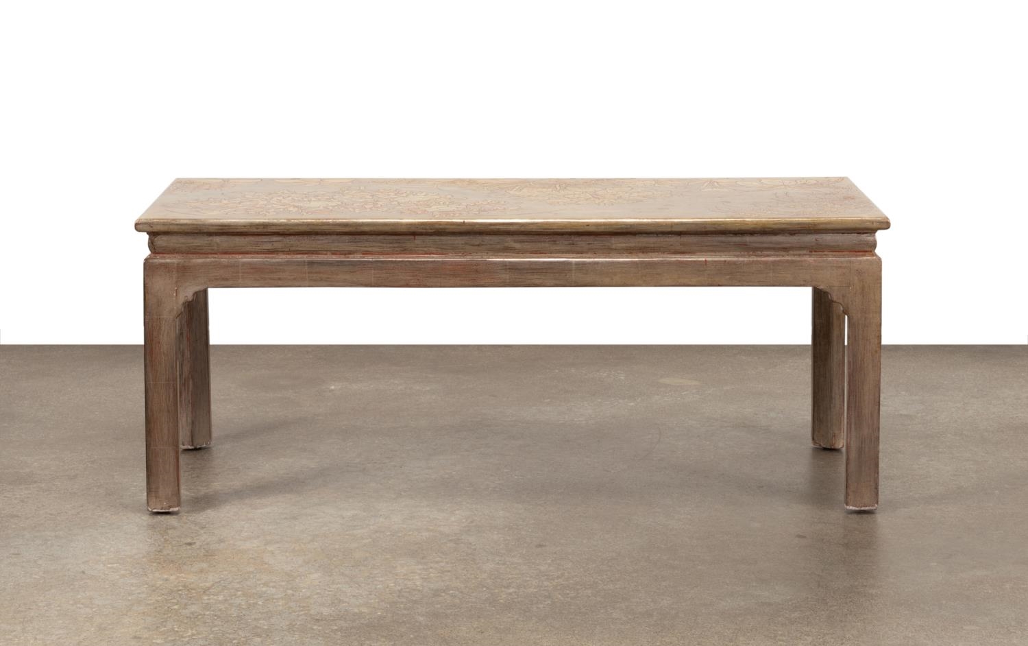 Richard Kuehne | RICHARD KUEHNE GOLD LEAF CARVED WOOD COFFEE TABLE ...
